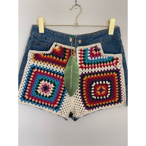 Farm Rio Crochet Shorts